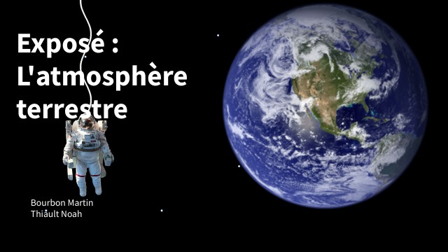Exposé ATMOSPHERE 6ème | Genially