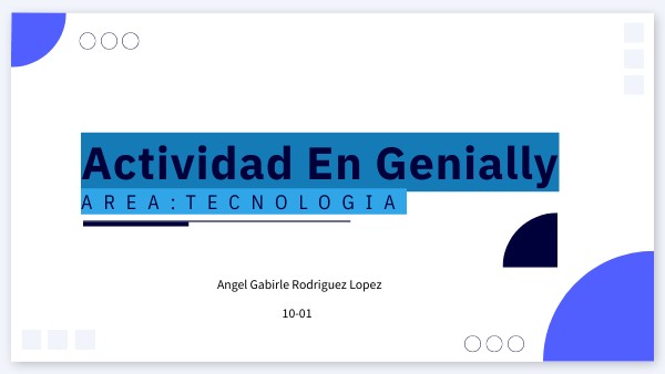 Actividad en genially | Genially