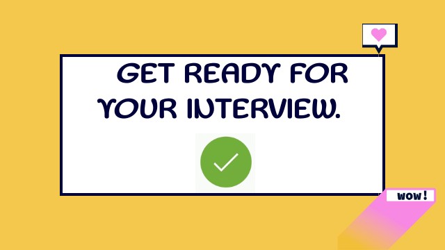 How to prepare for a job interview. video | Genially