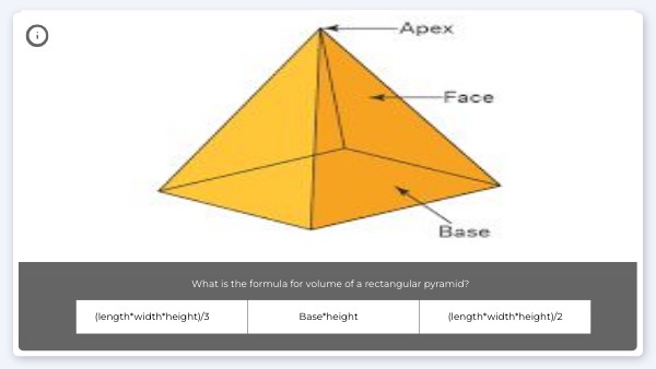 volume of rectangular pyramid