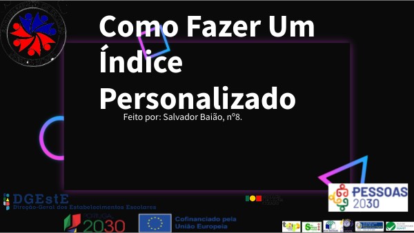 Como fazer um índice personalizado | Genially