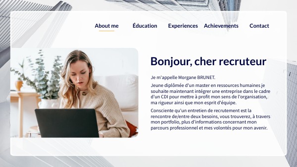 CV d'entreprise | Genially