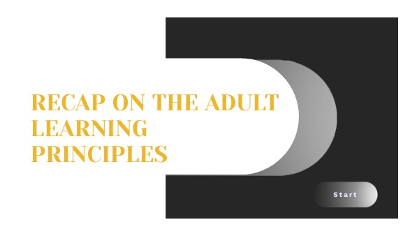 Adult Learning Principles