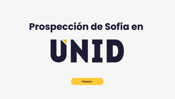 Caso de prospección de Sofía | Genially