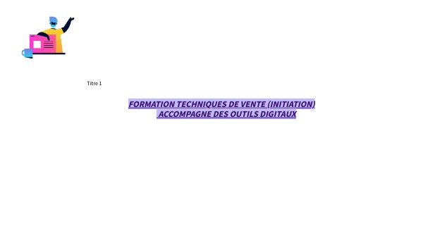 FORMATION TECHNIQUES DE VENTE betty | Genially