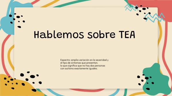 Hablemos sobre TEA | Genially