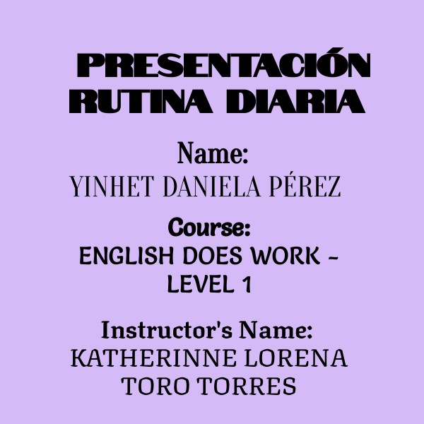 Presentación rutina diaria. AA1-EV03 | Genially