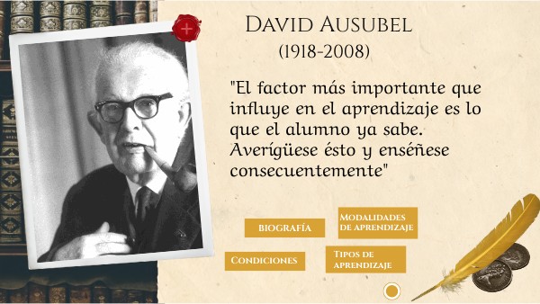 David Ausubel | Genially