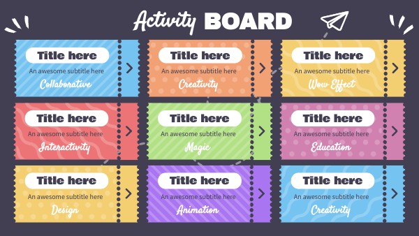 Activity board | Genially