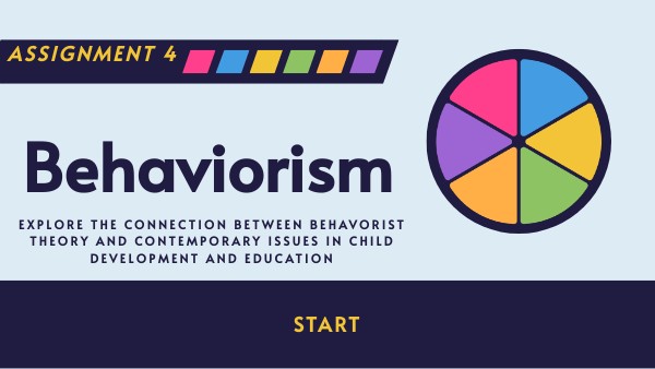 EEC 4005: Assignment 4 - Behaviorism Game