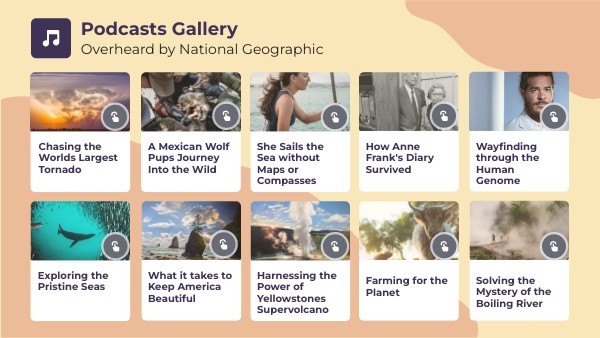 ESOL Overheard Podcast Gallery | Genially