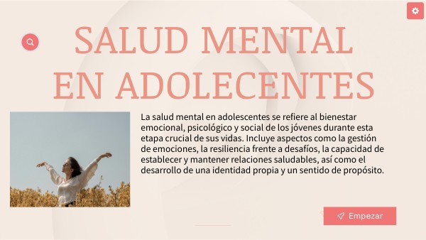 OVA salud mental en adoloescentes | Genially