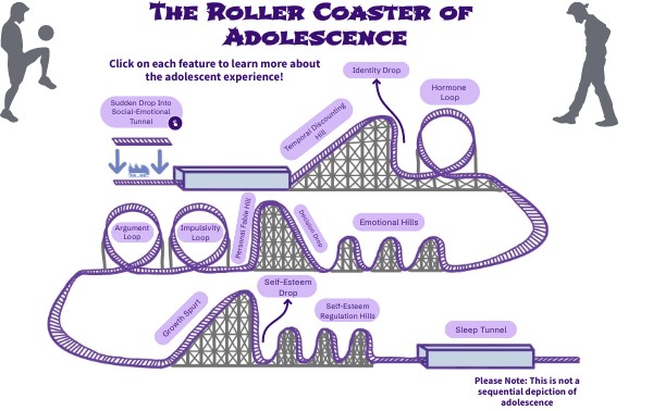 Roller Coaster of Adolescence | Genially