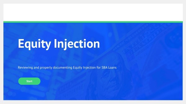 Reviewing Equity Injection