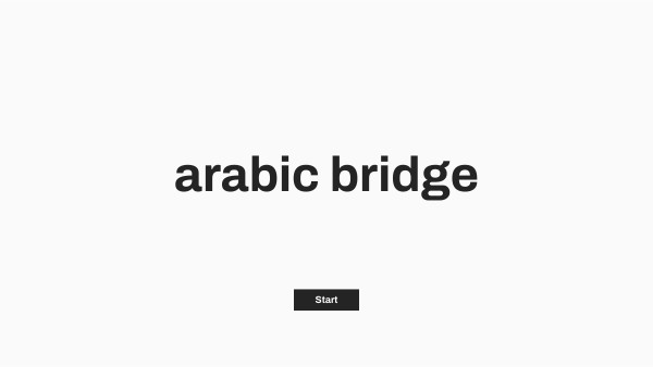 arabic bridge 5TA | Genially