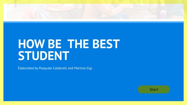 THE BEST STUDENT | Genially