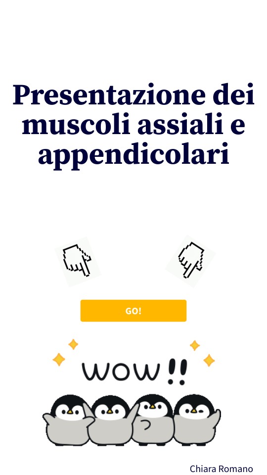 MUSCOLI ASSIALI E APPENDICOLARI | Genially
