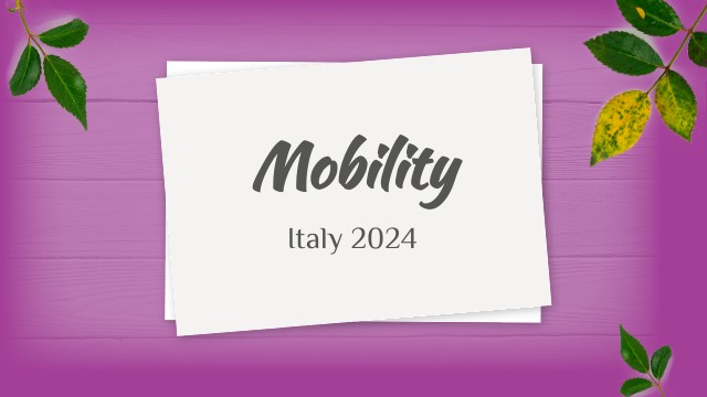Mobility- ITALY 2024