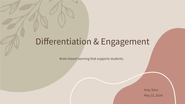 Differentiation & Engagement_Amy Sims