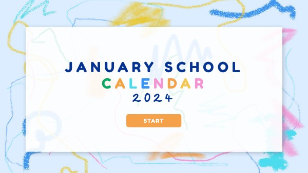 January School Calendar | Genially