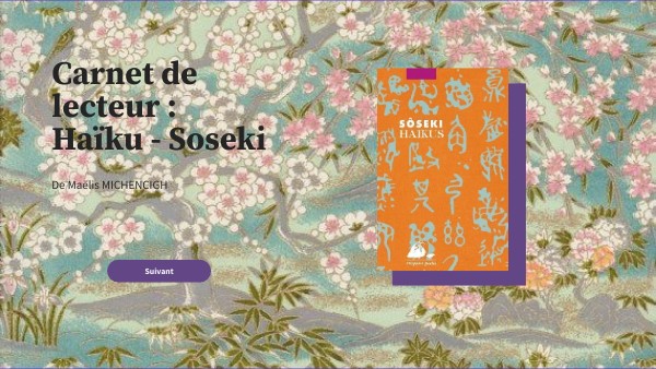 Carnet de letceur haiku | Genially