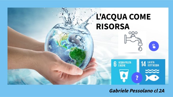 L'ACQUA COME RISORSA
