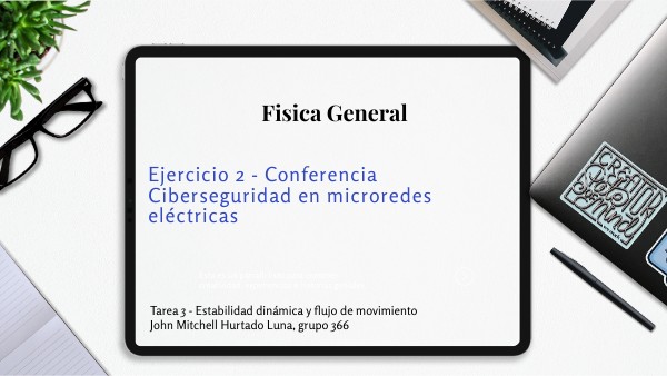 EJERCICIO #2 FISICA GENERAL JOHN HURTADO | Genially