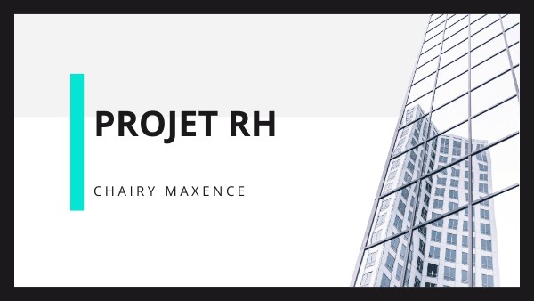 Projet RH | Genially