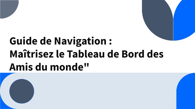 Guide de Navigation