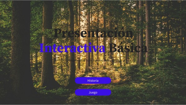 Presentación interactiva básica | Genially