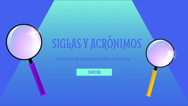 SIGLAS Y ACRONIMOS | Genially