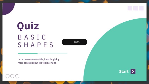 Basic shapes quiz | Genially