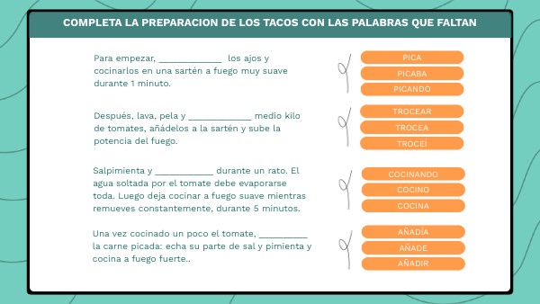 Juego - completa la palabra