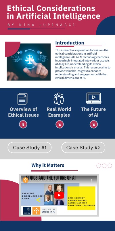 Ethical Considerations in Artificial Intelligence | Genially