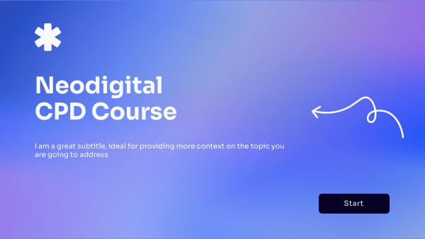 Neodigital CPD Course | Genially