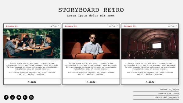 Storyboard retro | Genially