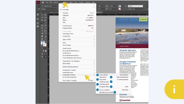 InDesign Miscellaneous - Returns