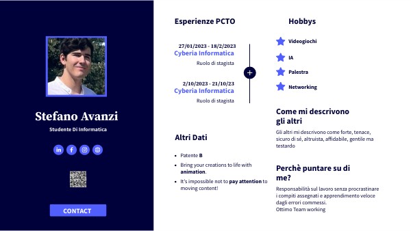 Videocurriculum STEFANO AVANZI