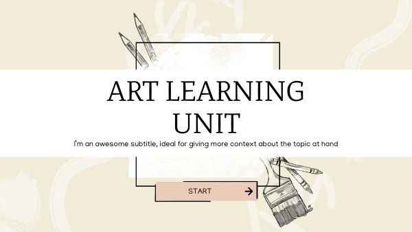 Art learning unit