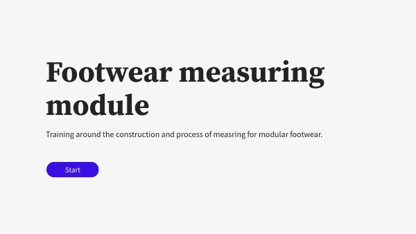 Footwear assessment module
