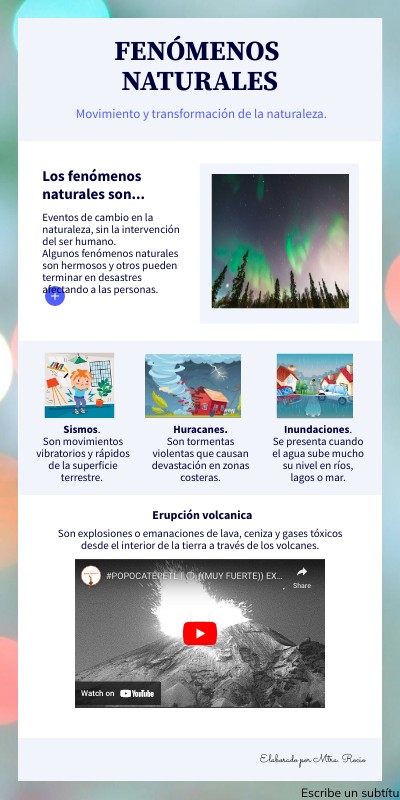 Fenómenos Naturales | Genially