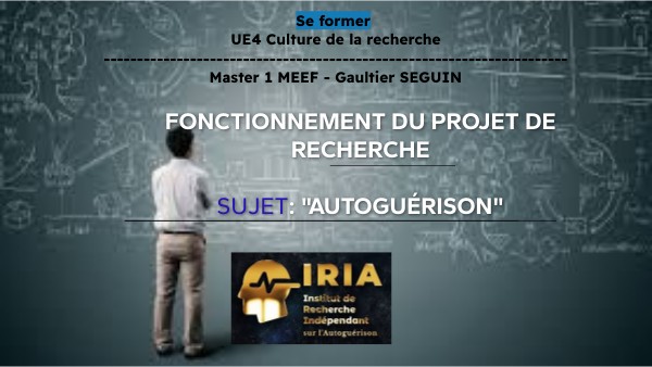 Le fonctionnement du projet de recherche de recherches | Genially