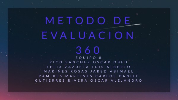 METODO DE EVALUACION DE 360 GRADOS