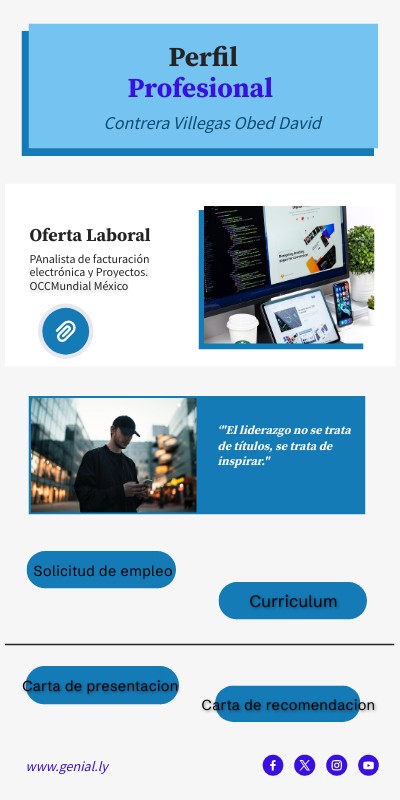 Perfil Profesional | Genially