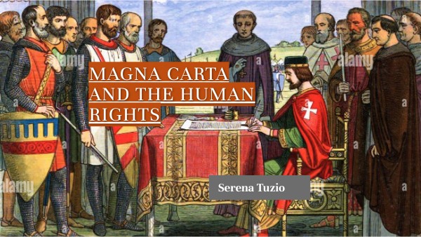 Magna Charta and the human rights | Genially