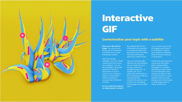 Interactive gif