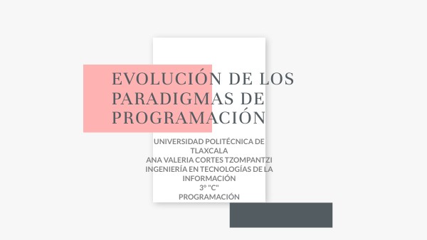Paradigmas de Programación