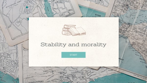 presentazione Stability and morality