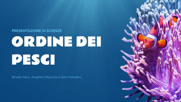 Presentazione di scienze