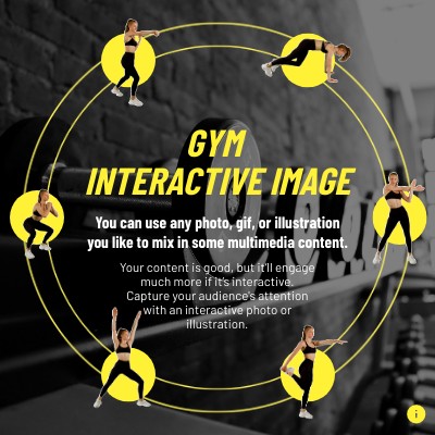 Interaktives bild fitness | Genially